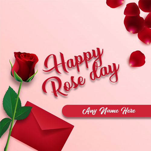 Red Rose Day 2025 Image With Name