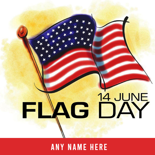 Create Online Flag Day 2025 Greeting Cards With Name