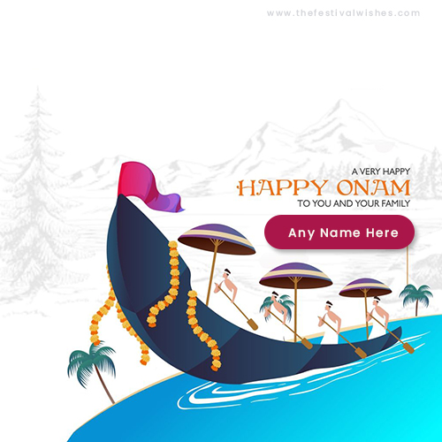 Write Name On Onam Festival Pictures Free Download