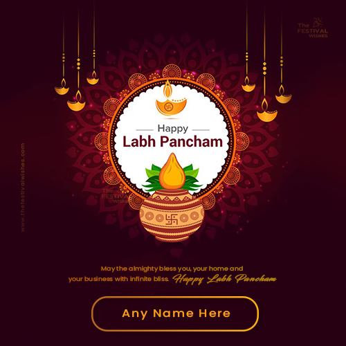 Labh Pancham Message Image With Your Name