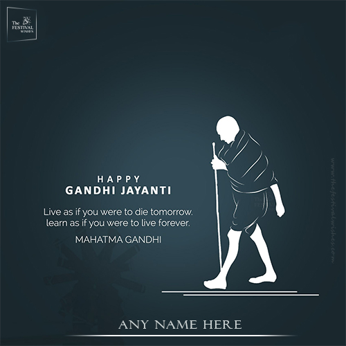 Mahatma Gandhi Jayanti 2026 Quotes Images With Name