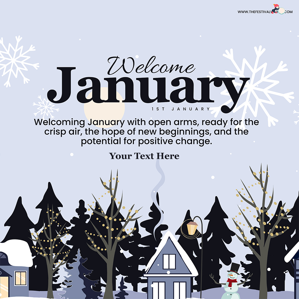 Welcome 1st January 2025 Quotes Images With Name