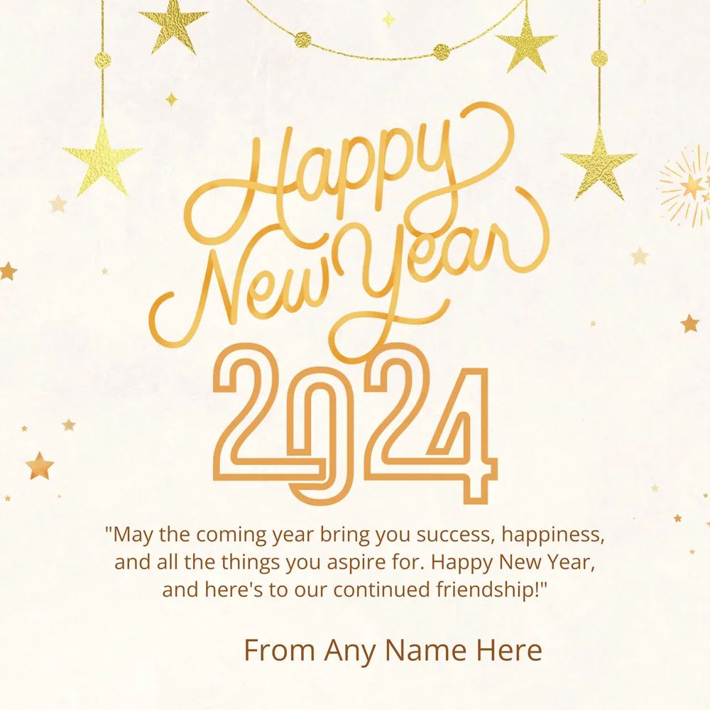 Happy New Year 2024 Wishes With Name